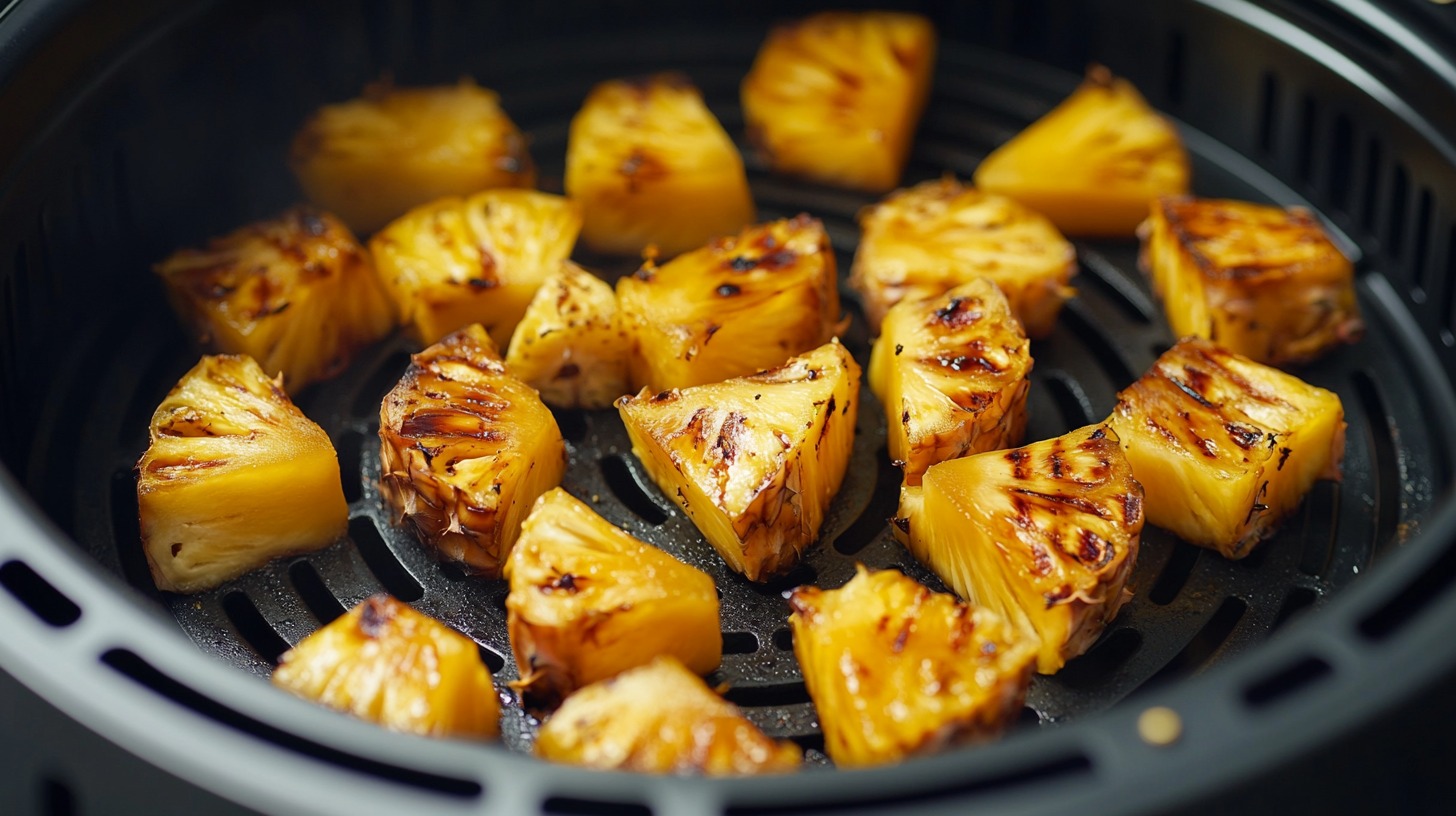 Air Fryer Pineapple - Quick and Tasty Snack - Cravings Dessert Lounge